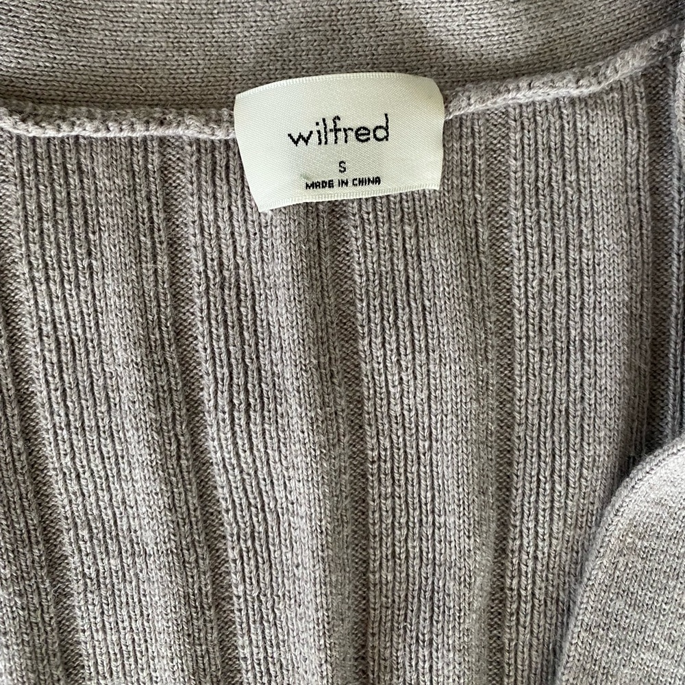 Wilfred Plunge Front Cardigan - Gem